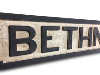 Bethnal Green Wooden Road Sign – Blue Goose Imports