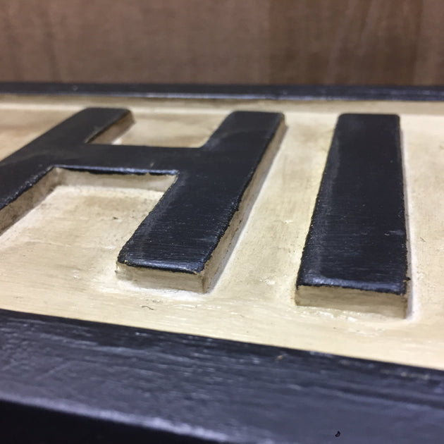 Large Lunatic Asylum Sign – Blue Goose Imports