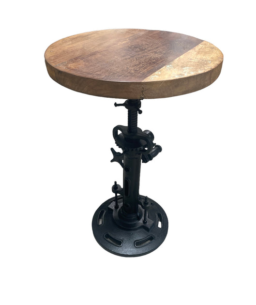 Industrial Crank Side Table – Blue Goose Imports
