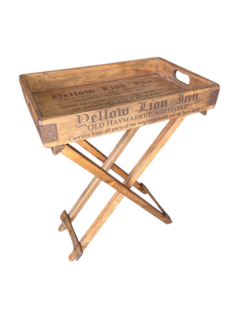 Butlers Tray On Stand- Small (Sold In Minimum S/2) – Blue Goose Imports