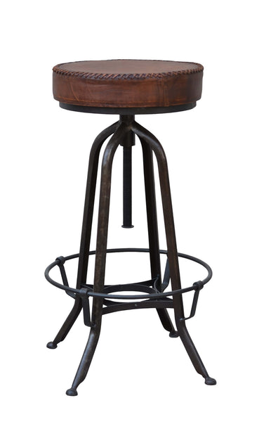 Leather Bar Stool – Blue Goose Imports