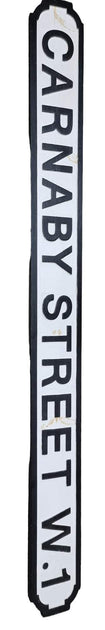Carnaby Street Wooden Road Sign – Blue Goose Imports