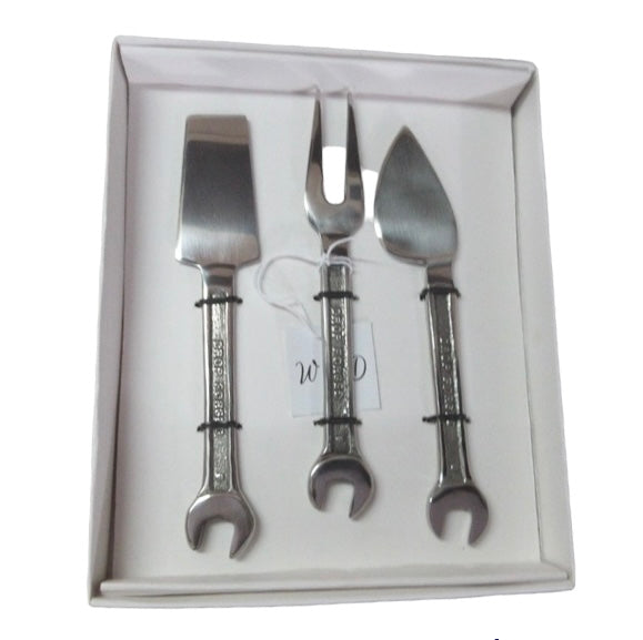 Spanner Cheese Knives Set of 3 – Blue Goose Imports